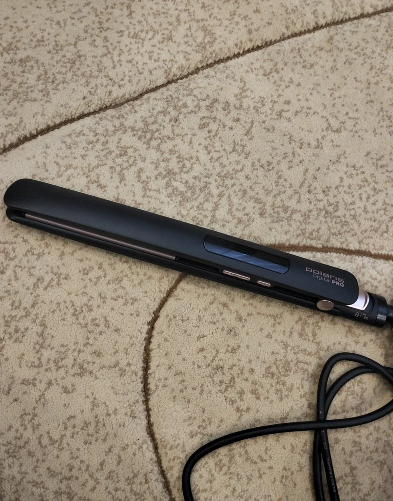 Стайлер Polaris PHS 5012KT UltraSlim Digital PRO Черный Розовое золото ...